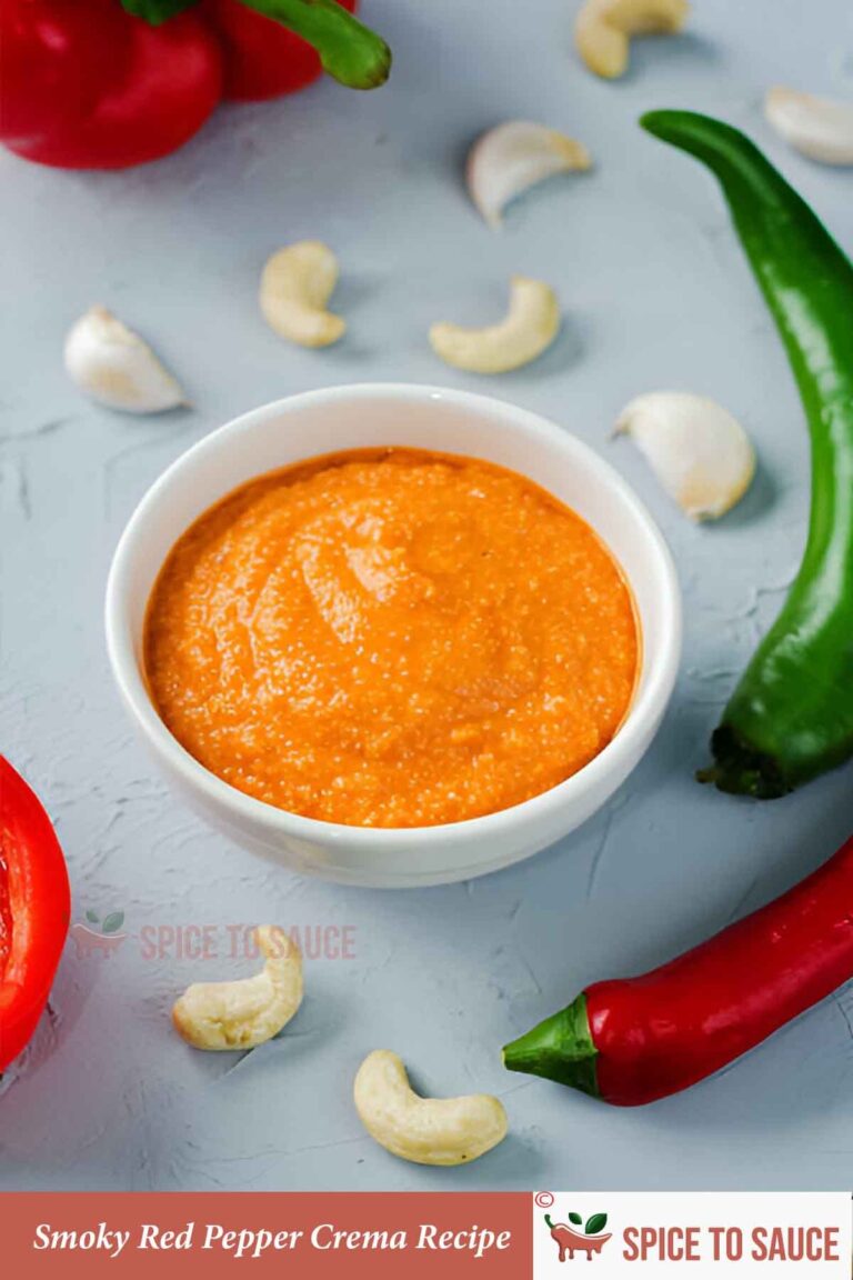 Spicy & Smoky Red Pepper Crema Recipe | 2026 | Spice to Sauce