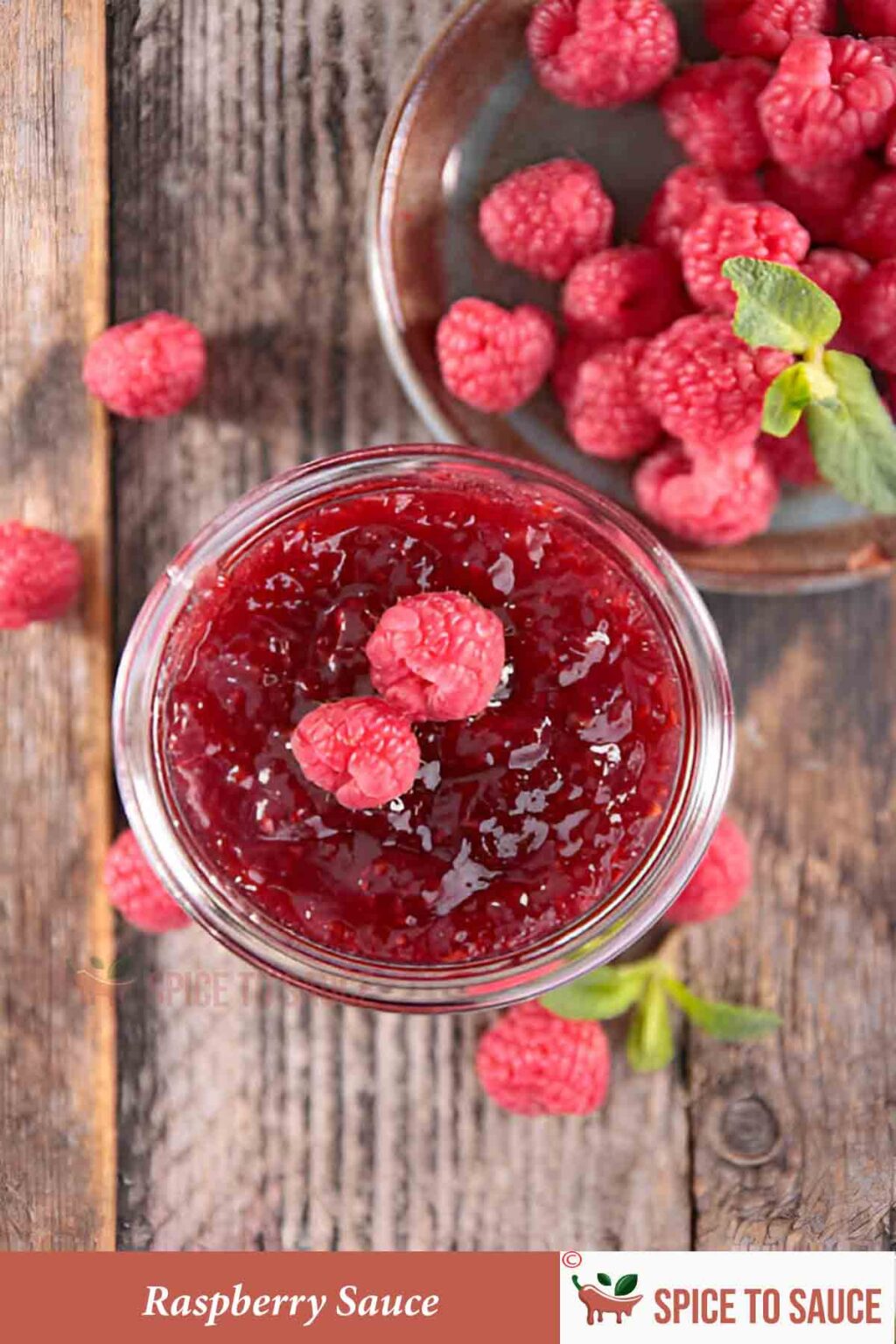 Rich and Tangy Raspberry Sauce with Lemon Zest