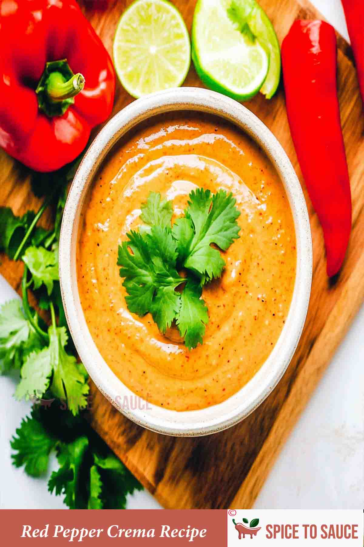 Creamy Dreamy Red Pepper Crema Recipe | 2026