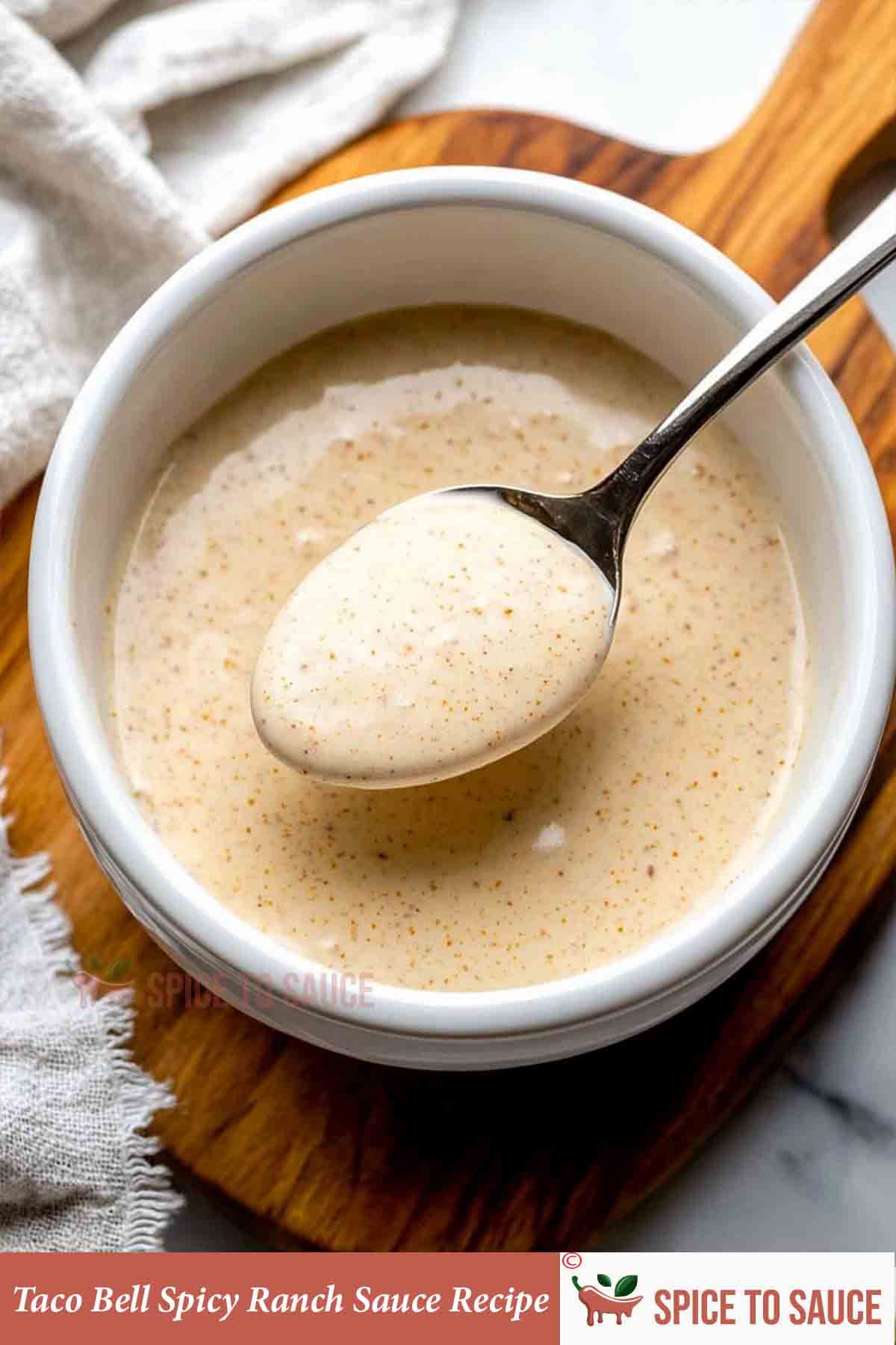 Copycat Taco Bell Spicy Ranch Sauce Recipe – Easy & Delicious!