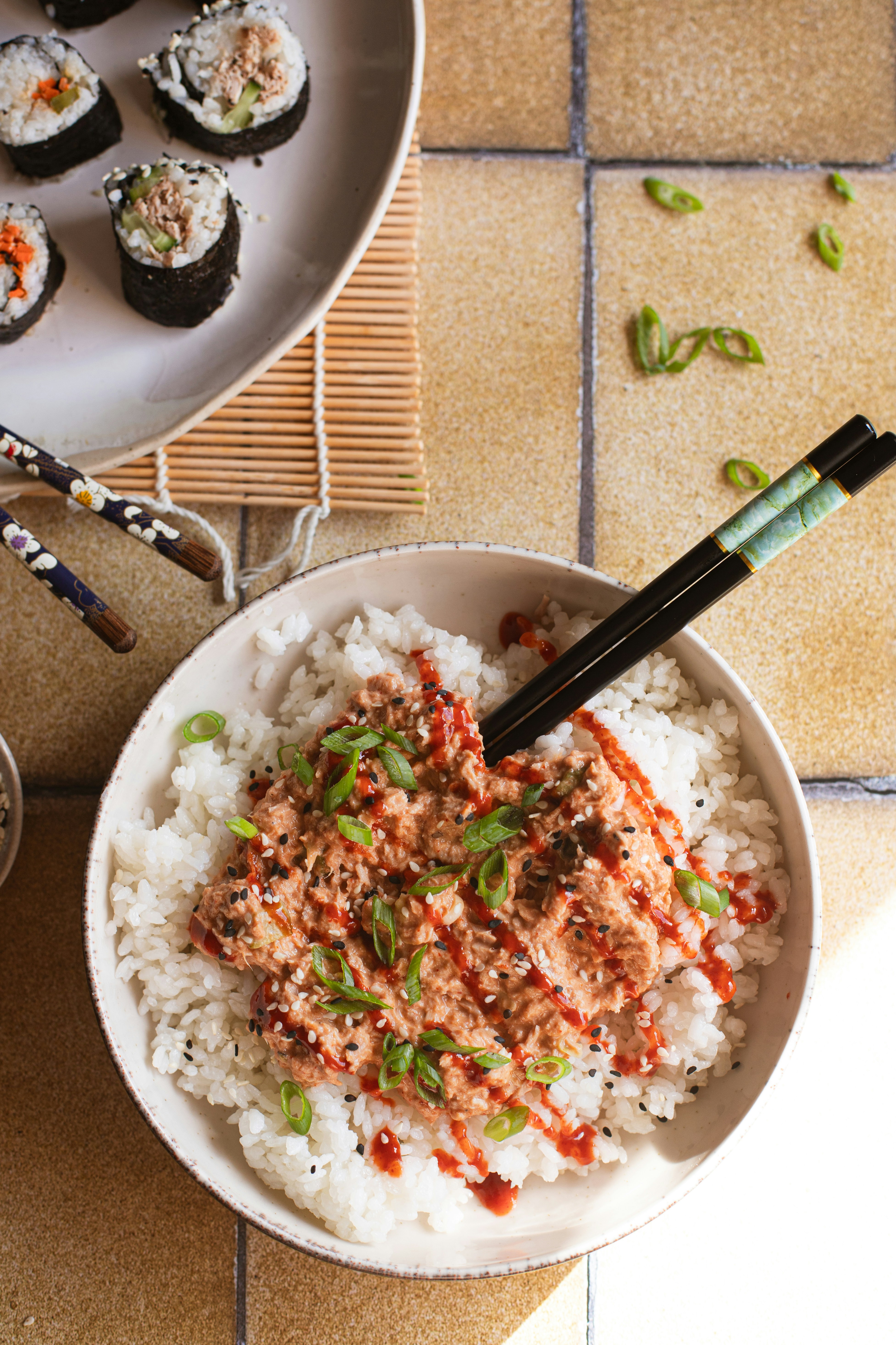 Bold & Spicy Tuna Recipe | Spicy Tuna Cucumber Sushi Roll